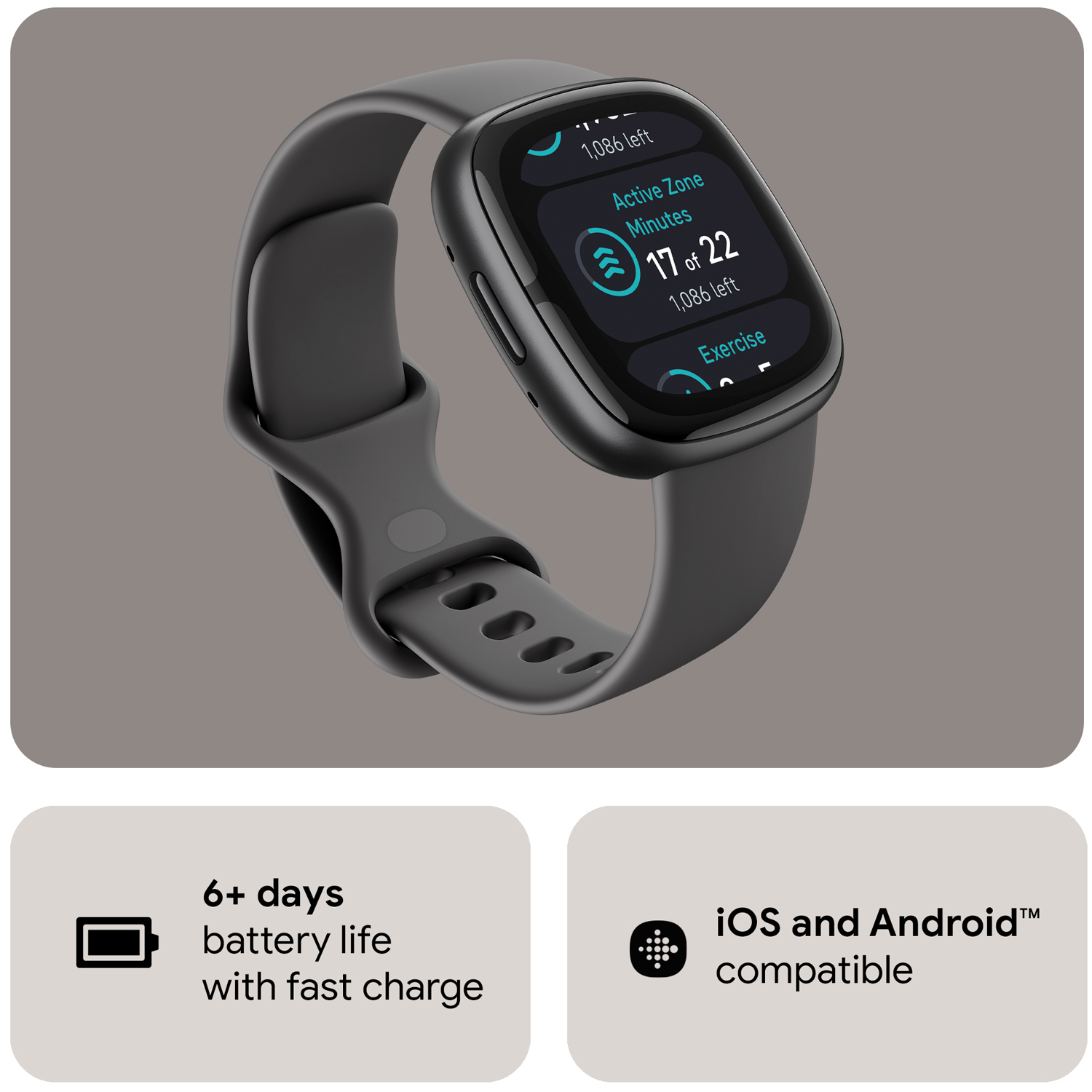 Sense 2, Shadow Grey/Graphite