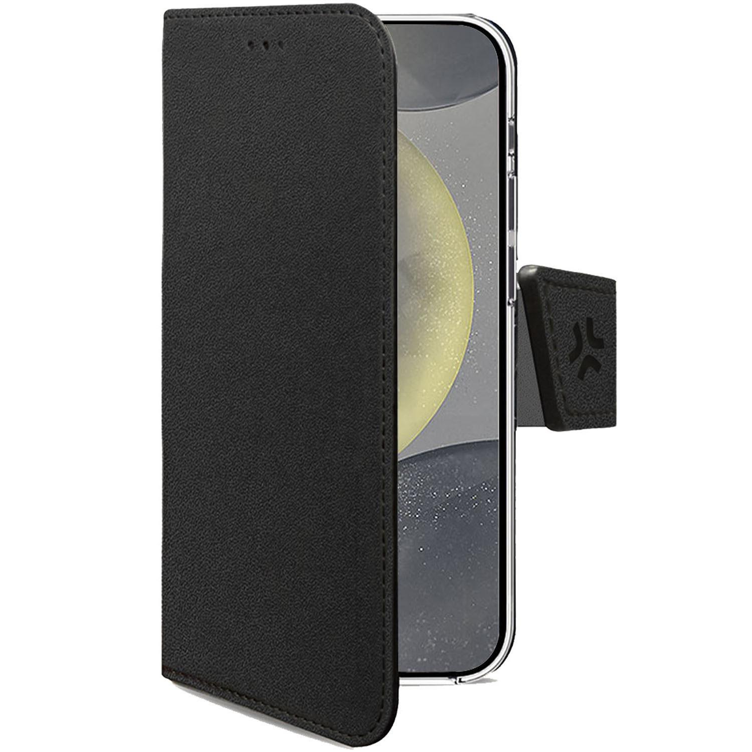 Wally Wallet Case Galaxy S25 Svart